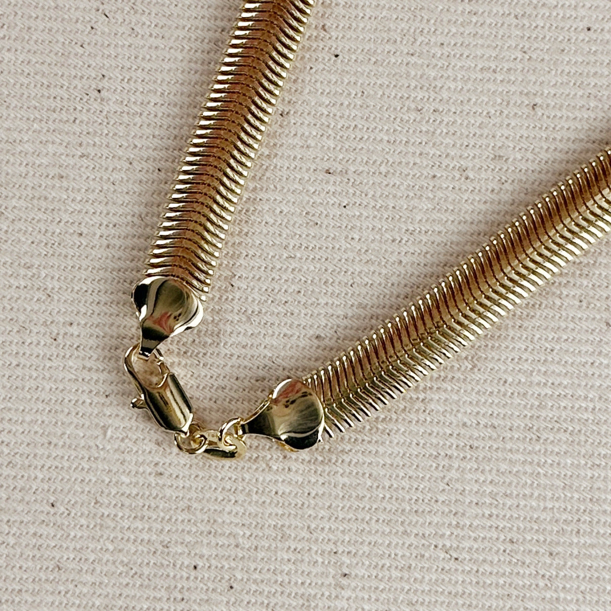 18k Gold Filled 8mm Thick Snake Chain Necklace Wholesale Jewelry – GoldFi