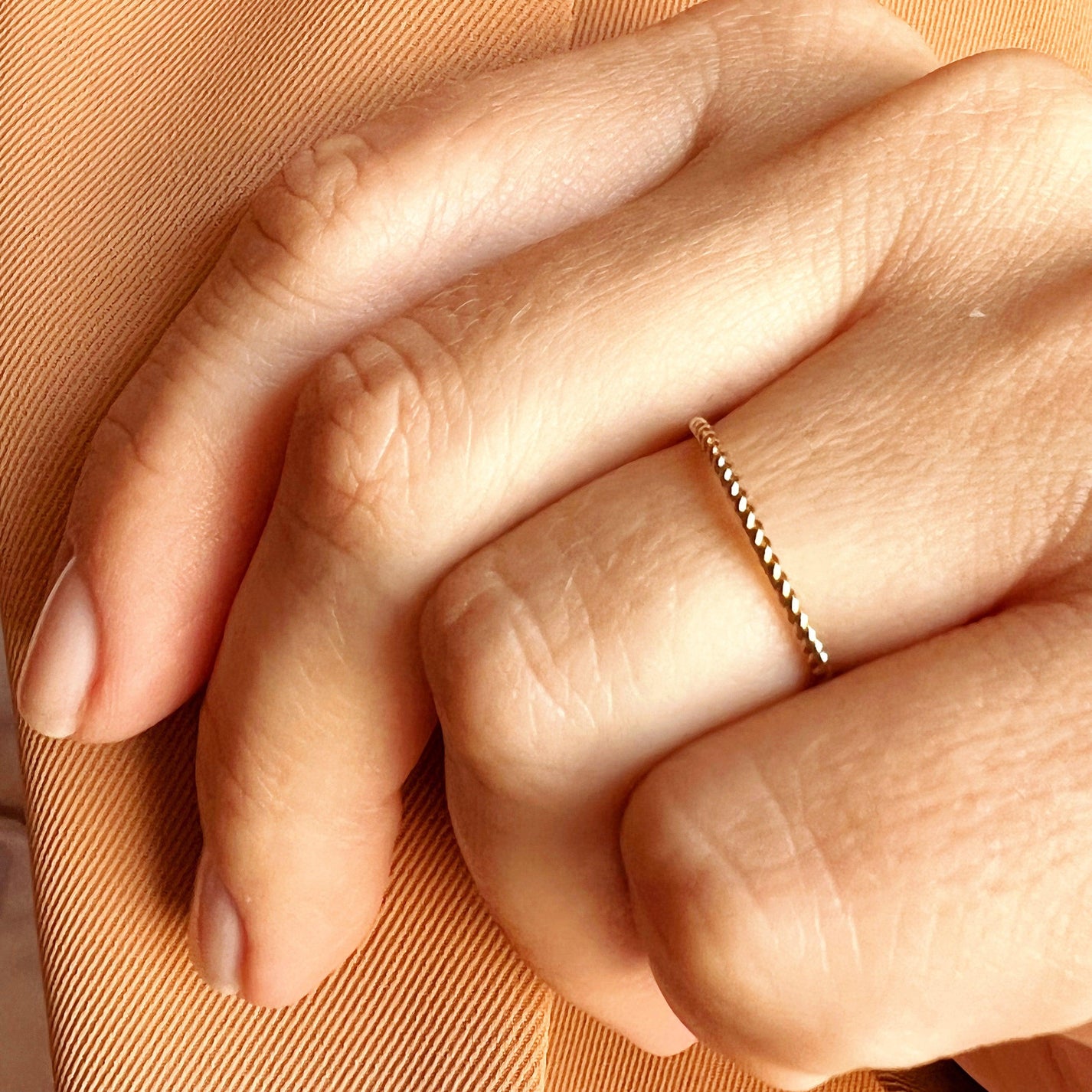 14k Gold Filled 1mm Twisted Stackable Ring Wholesale Jewelry Supplies ...